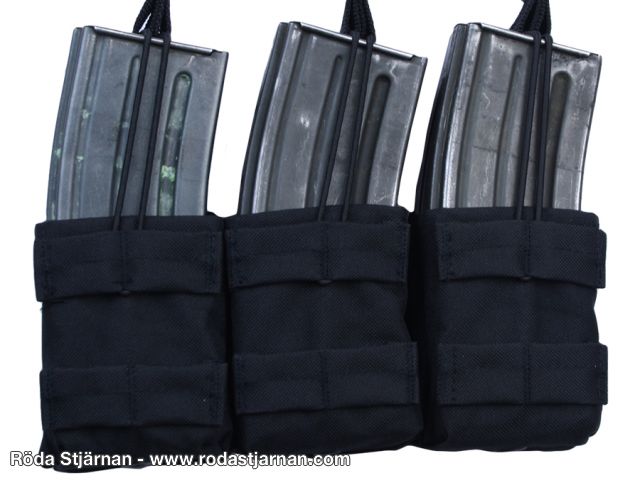 Buy 101INC Shingle Triple Stacker Low Magazine Pouch M4 Black