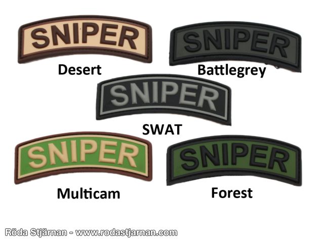 Köp Sniper båge PVC patch
