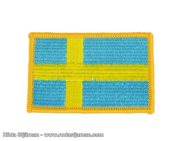 Svensk Flagga Kardborre Röda Stjärnan Köp Friluftsutrustning Till